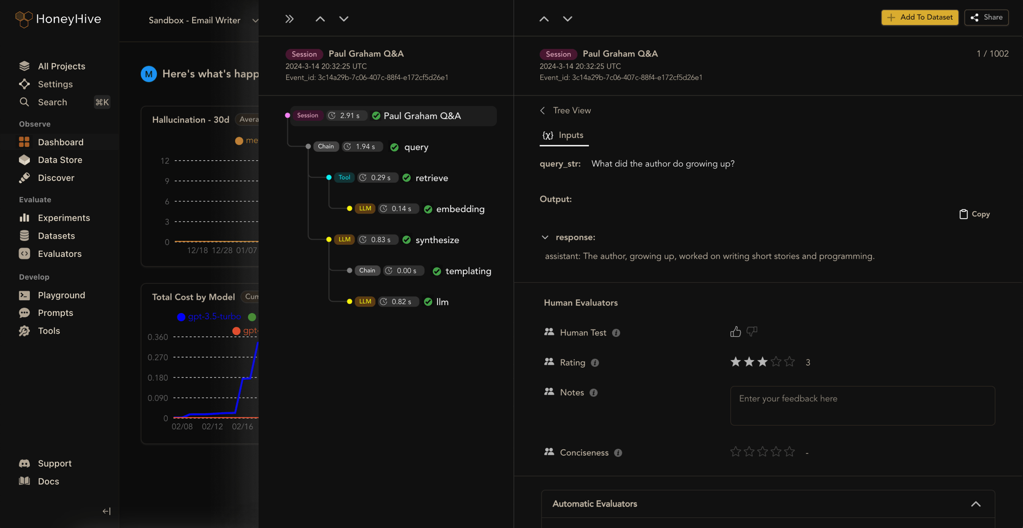 HoneyHive - AI Observability and Evaluation Platform